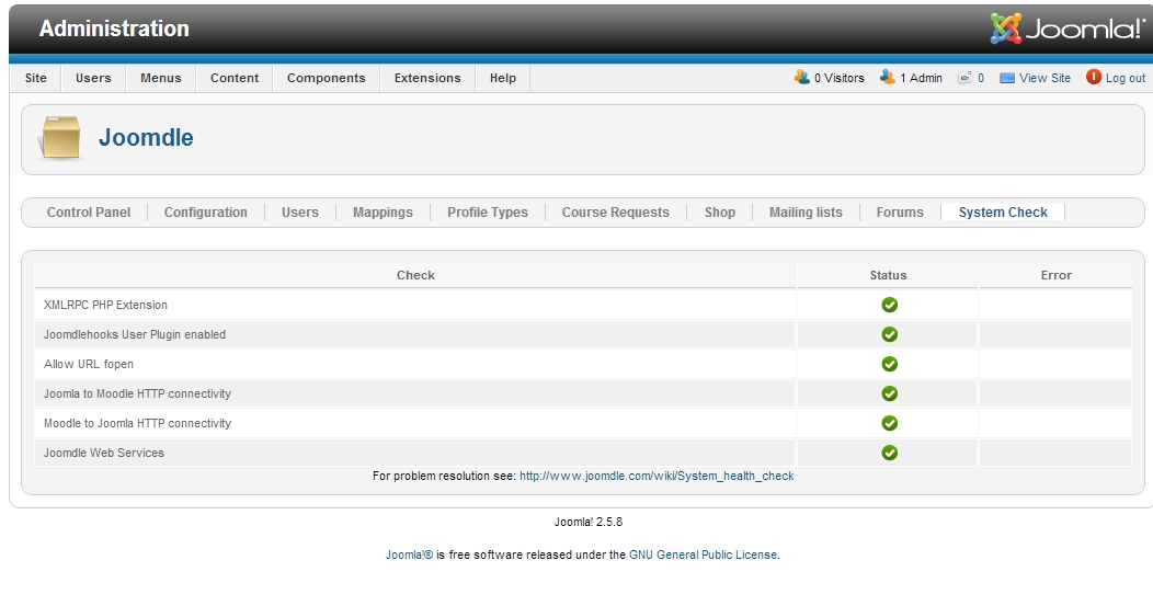 Joomdle Installed Ok But Cant Login To Joomla Using A Moodle User Joomdle
